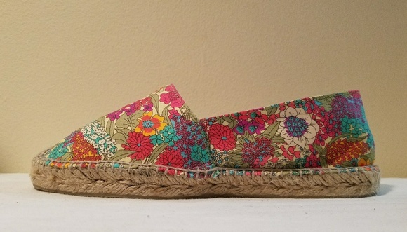 Shoes | Hand Made In Spain Cousu Main Floral Slip On | Poshmark